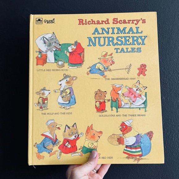 richard scarry | Toys | Richard Scarrys Animal Nursery Tales Storybook ...